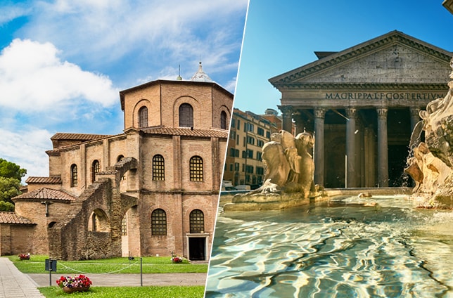 Ravenna to Rome Train Tickets from 27,90€ | Italotreno