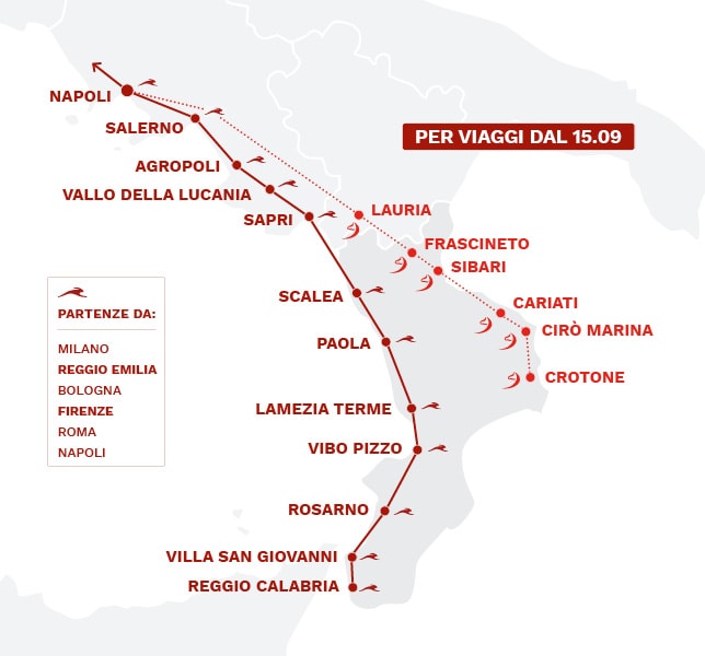 Treni per le città della Calabria: orari e biglietti | ItaloTreno