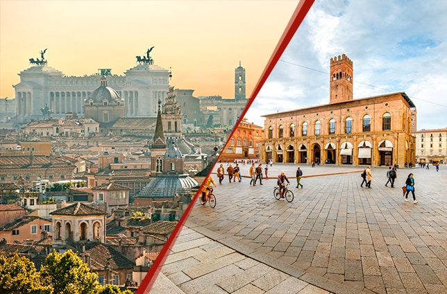 Bologna to Rome Train Tickets from €19,9 - Book no service fee | Italotreno