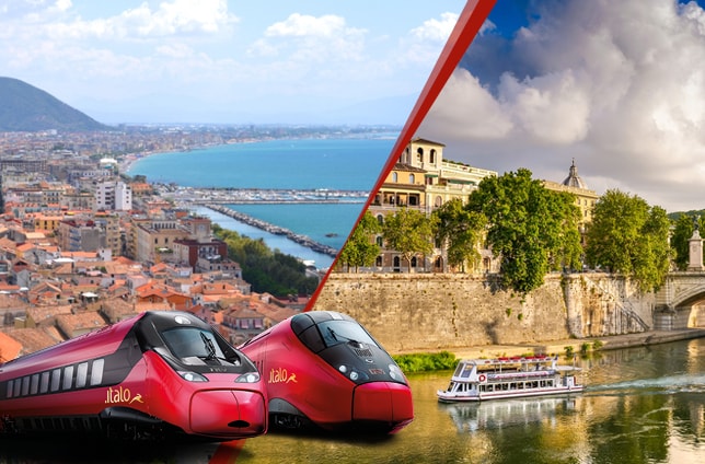 Salerno to Rome Train Tickets from €14,9 - No booking fee | Italotreno