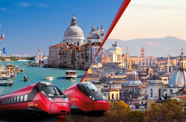Venice to Rome Train Tickets from €29,9 - No booking fee | Italotreno