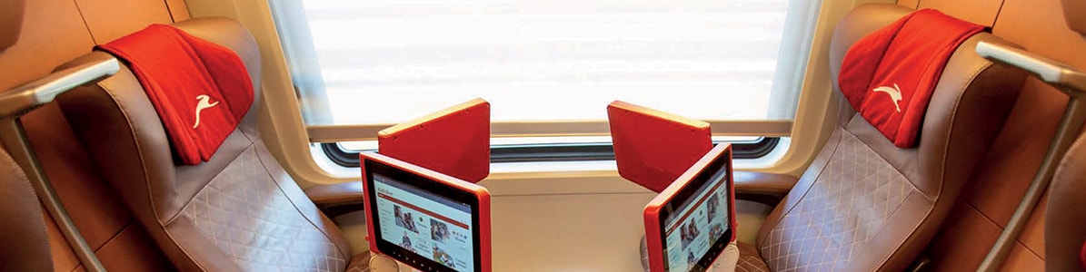 Ambienti e servizi Italo: prima classe, club executive, smart