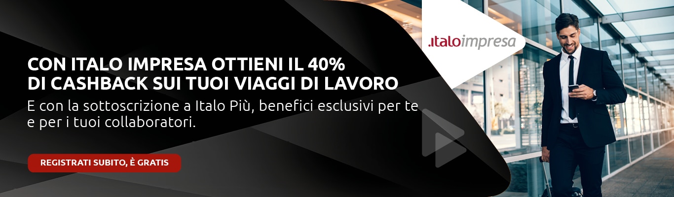 Carnet e Cashback Italo Impresa: viaggi aziendali con agevolazioni ...
