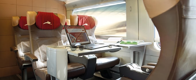 Smart, Prima Business e Club Executive: ambienti di viaggio Italo