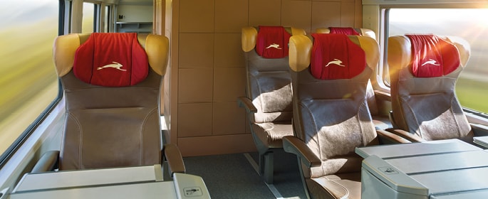 Ambienti e servizi Italo: prima classe, club executive, smart